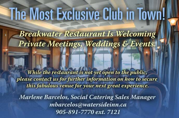 Breakwater Restaurant at The Waterside Inn Mississauga